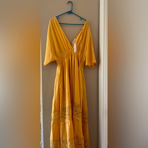 Baltic Born | Dresses | Vera Maxi Dress Mustard | Poshmark